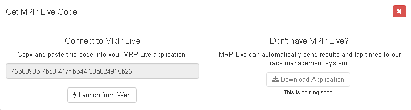 Getting Started with MRP Live for Tracks – MyRacePass Support