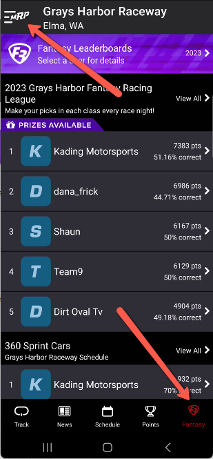 Viewing Fantasy Prizes – MyRacePass Support