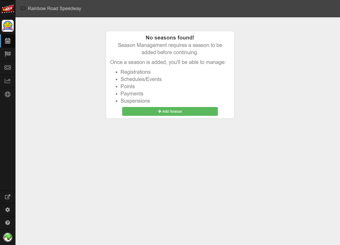Creating a New Season in Season Management – MyRacePass Support