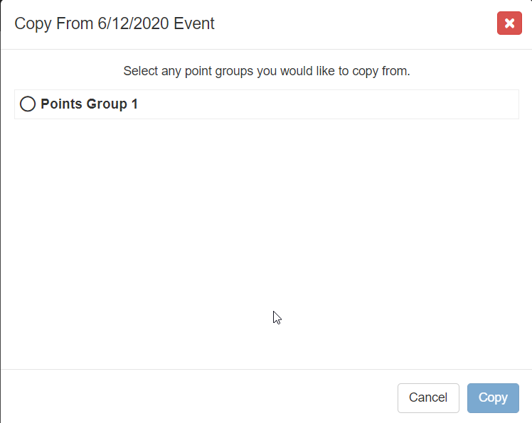 Copying Points and Pay Groups in Race Management – MyRacePass Support